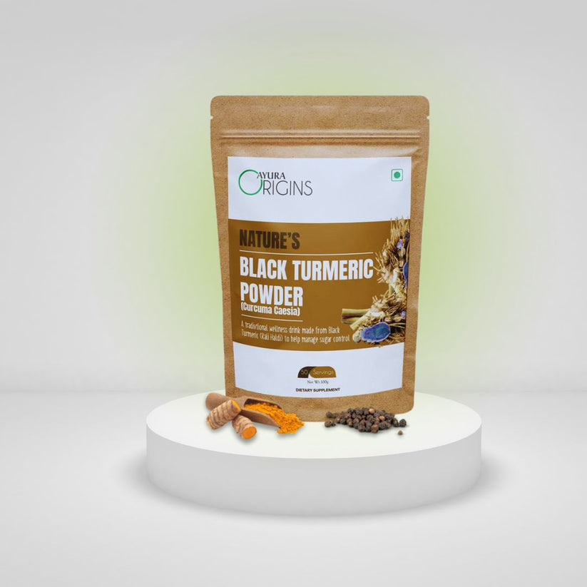 Nature's Black Turmeric Powder (Curcuma Caesia) 100gm 50 Servings ...